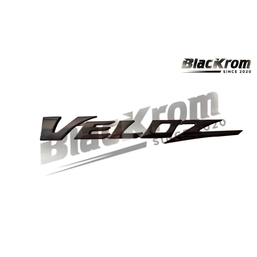 Jual Logo Emblem Black Chrome Tulisan Veloz 2015 - 2020 | Shopee Indonesia