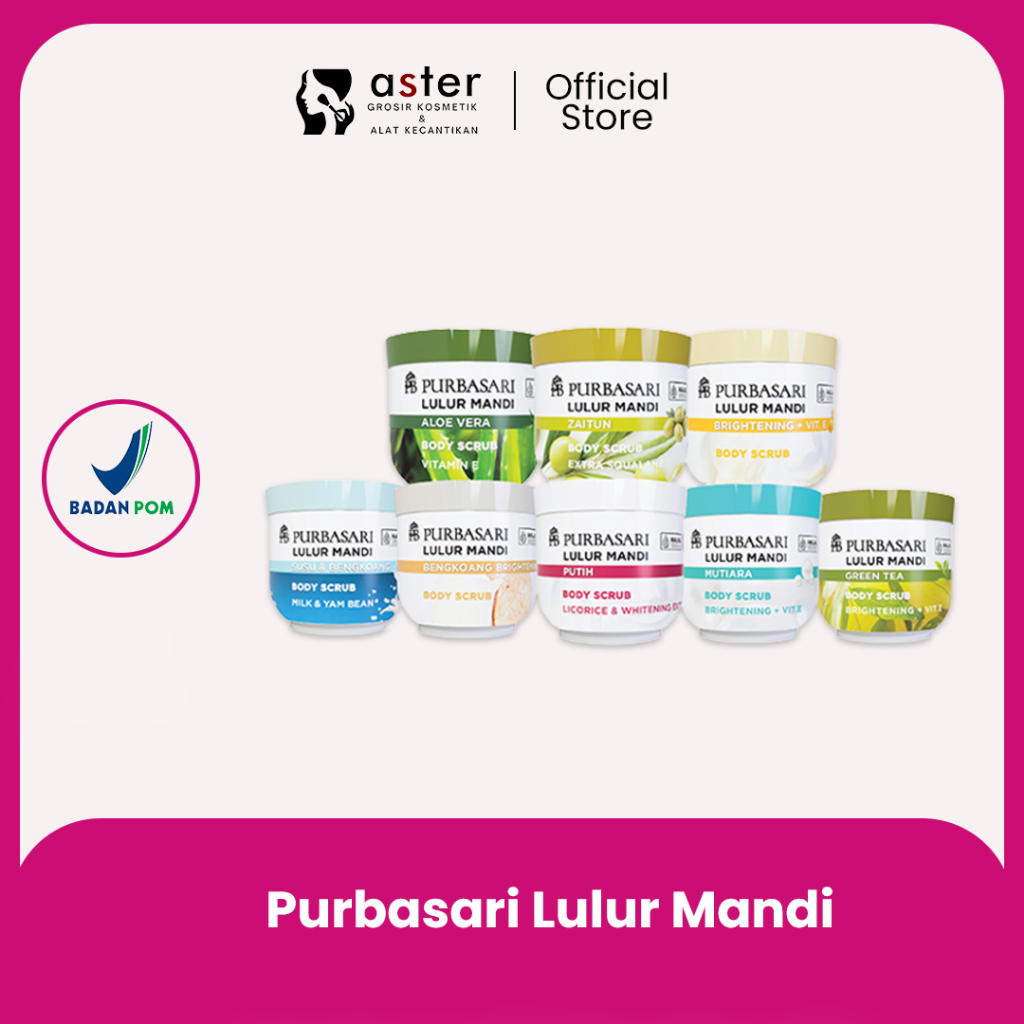 Jual Aster Kosmetik - Purbasari Lulur Mandi - Lulur Badan - Body Scrub ...