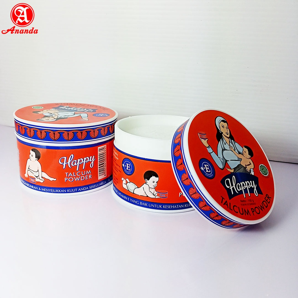 Jual bedak happy 150 gram | Shopee Indonesia