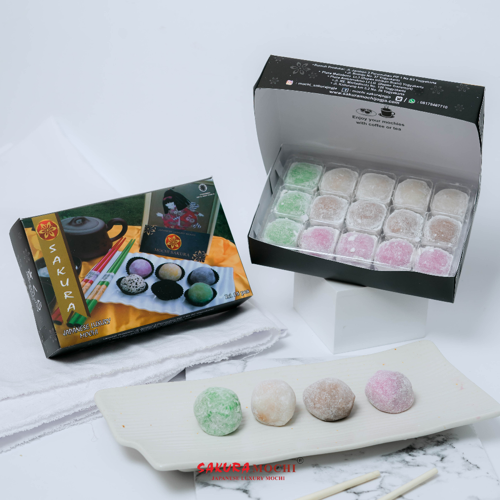 Jual Paket Hemat Isi 15 Mochi - Mochi Sakura - Sakura Mochi - Mochi sakura jogja- mochi mix ...