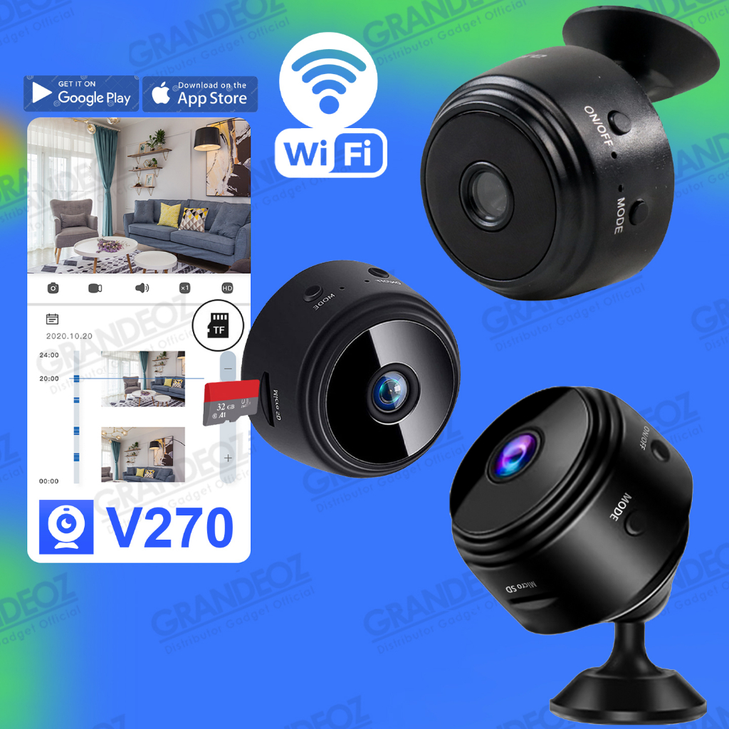 Jual Taffware CCTV V720 Mini WiFi IP Charging Wireless Magnetic Kamera ...