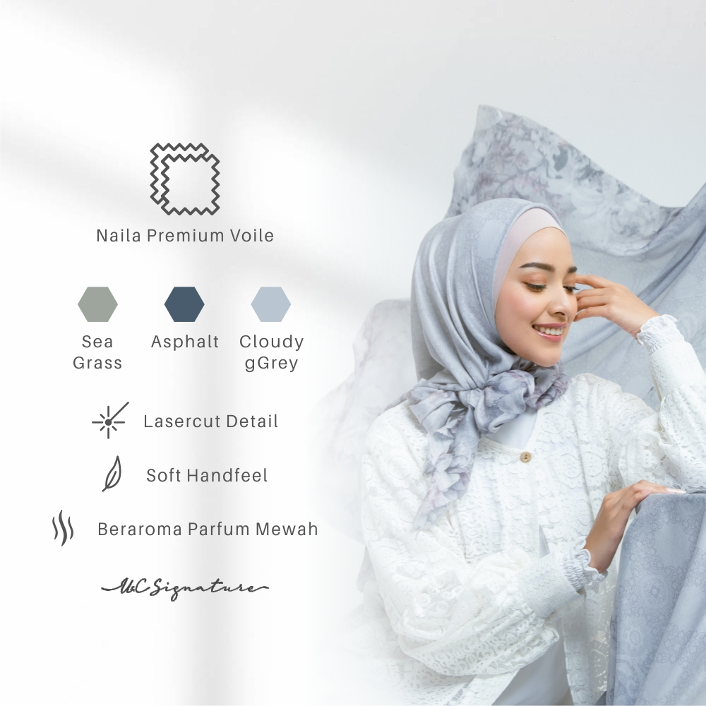 Jual UC Signature - Rahyang Series Hijab - Print Naila Premium Voile ...