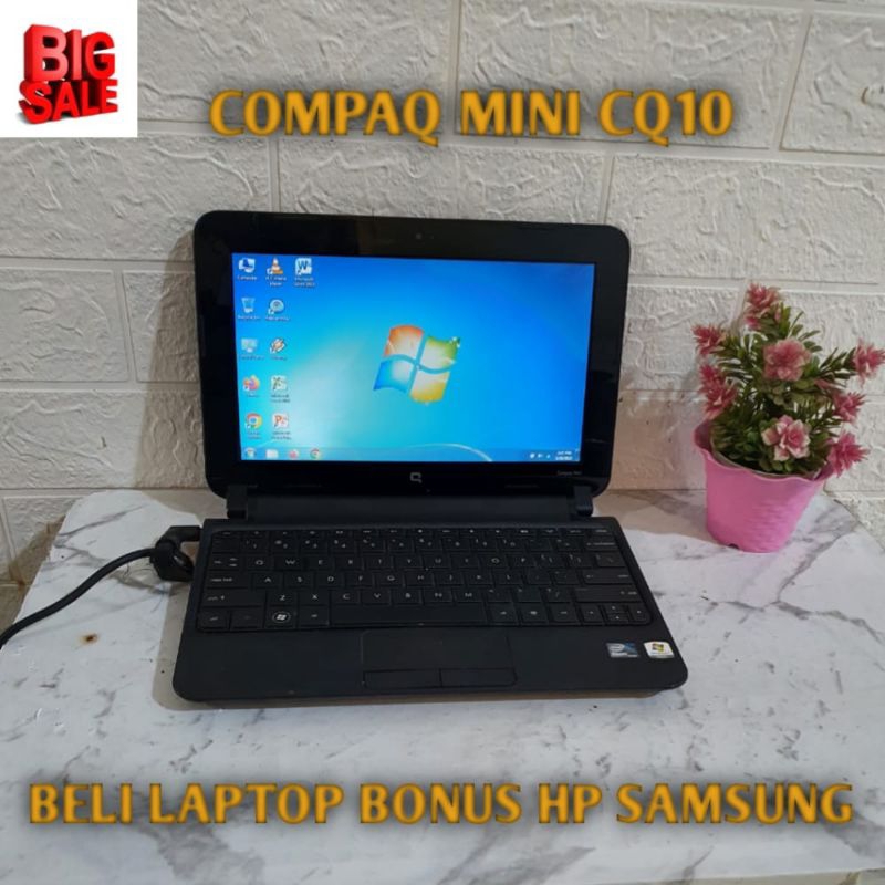 Jual HP COMPAQ MINI CQ10/RAM 2GB/160GB SPEK TINGGI MESIN KUAT SIAP ...
