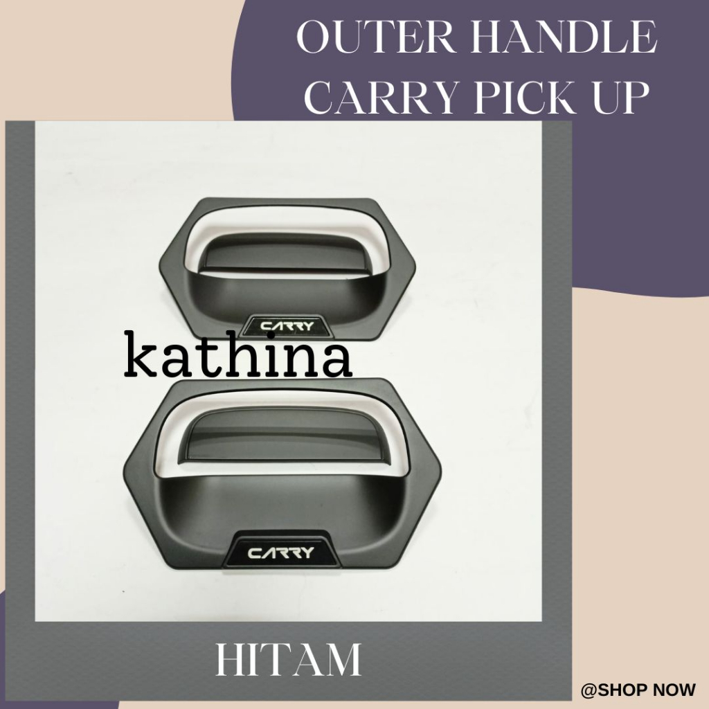 Jual Paket Outer Handle Pintu Mobil Suzuki Carry Pick Up Pickup Hitam Doff | Shopee Indonesia