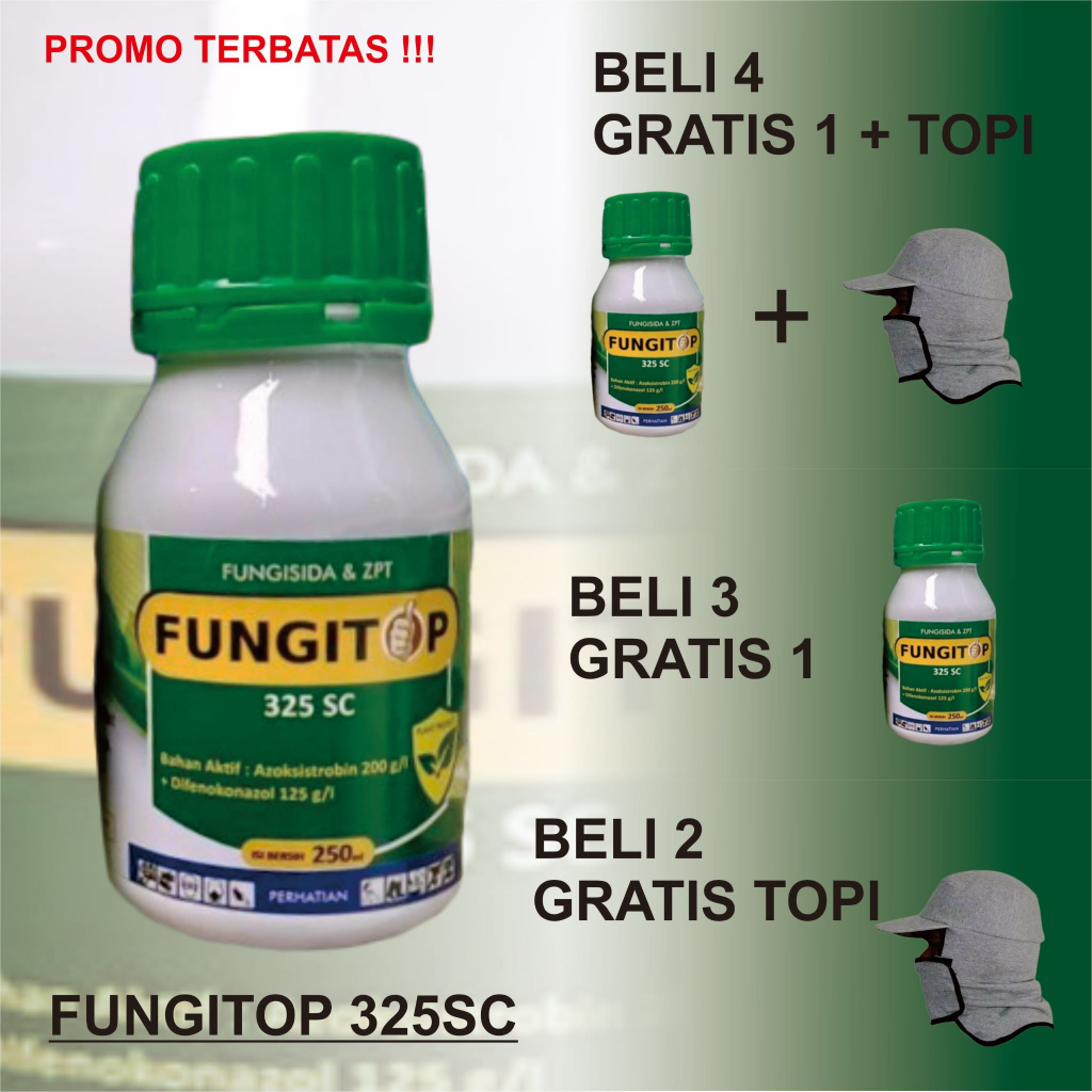 Jual FUNGITOP 325sc 250ml fungisida promo 3 gratis 1 | Shopee Indonesia