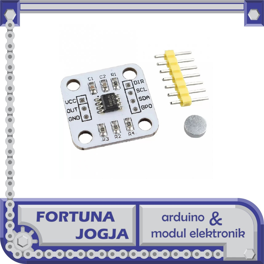 Jual As5600 12bit Magnetic Encoder Induction Angel Sensor Module 8588