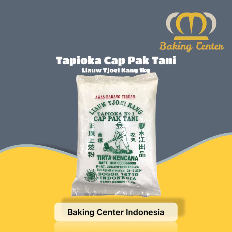 Jual Tepung Tapioka Cap Pak Tani Liauw Tjoei Kang 1kg | Shopee Indonesia