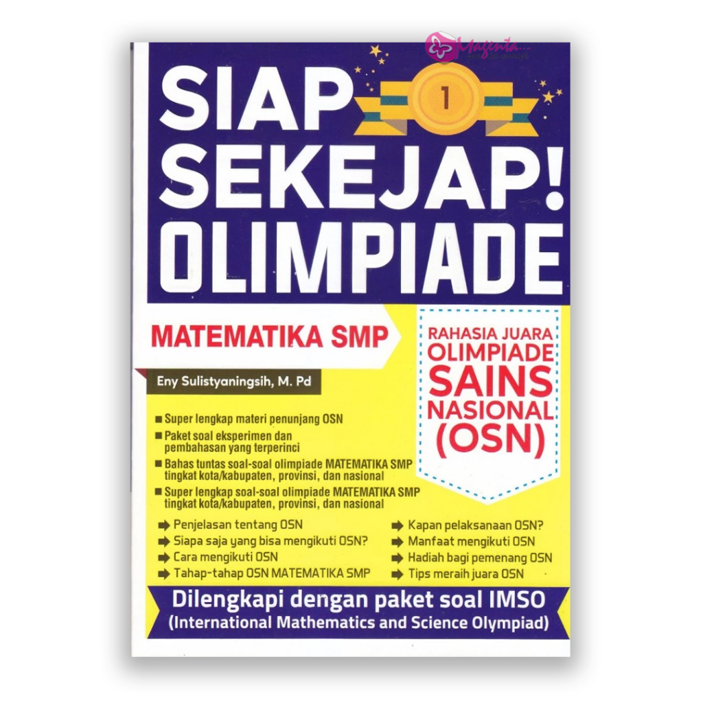 Jual Buku Sekolah : Siap Sekejap ! Olimpiade Matematika SMP/MTS Rahasia Juara Olimpiade Sains ...