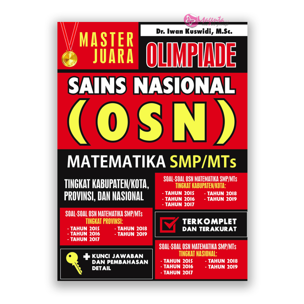 Jual Buku Sekolah : Master Juara Olimpiade Sains Nasional (OSN) Matematika SMP/MTS | Shopee ...