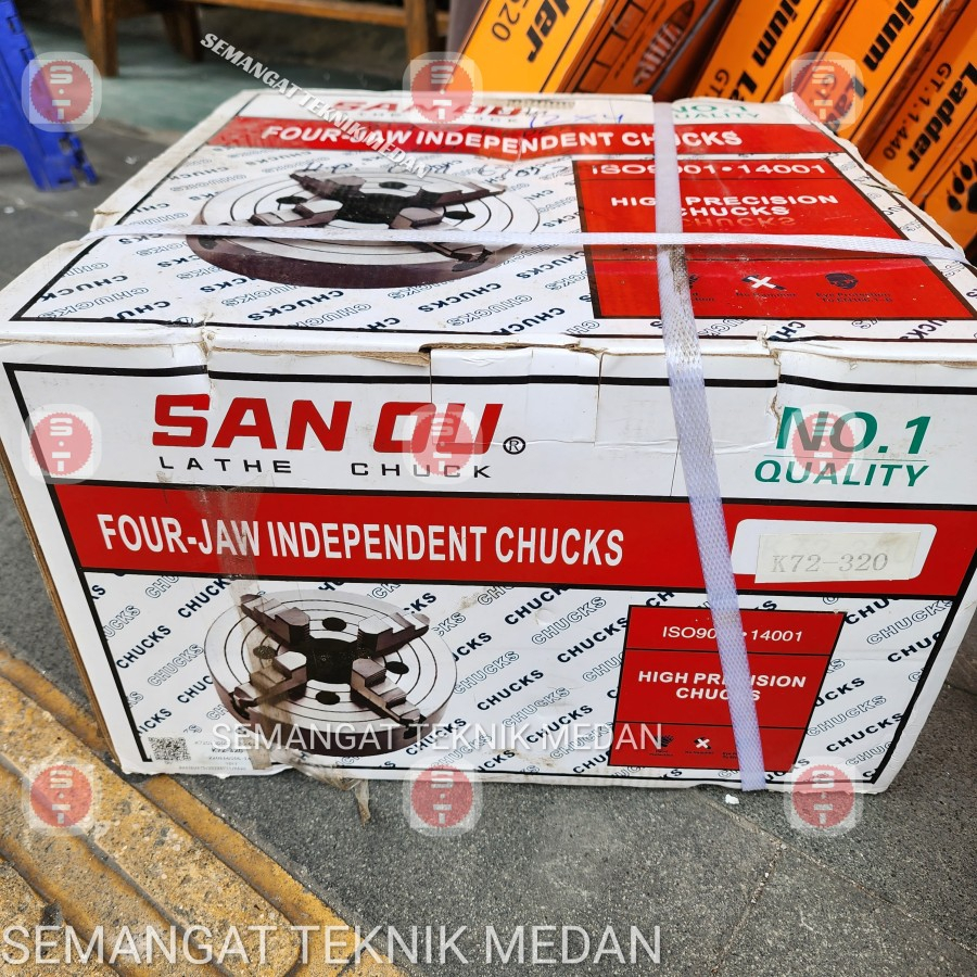 Jual K72 320 12" 12 INCH CLAW CHUCK BUBUT 4 JAW KAKI INDEPENDENT SAN OU ...