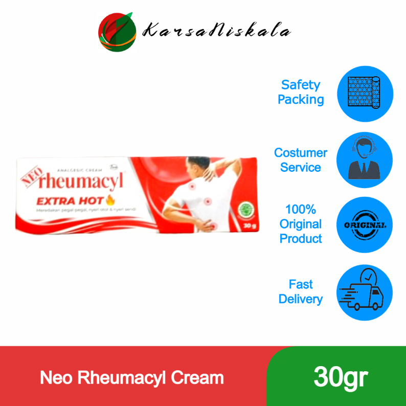 Jual Neo Rheumacyl 30 gr Analgesic Cream Krim Pegal Extra Hot | Shopee ...