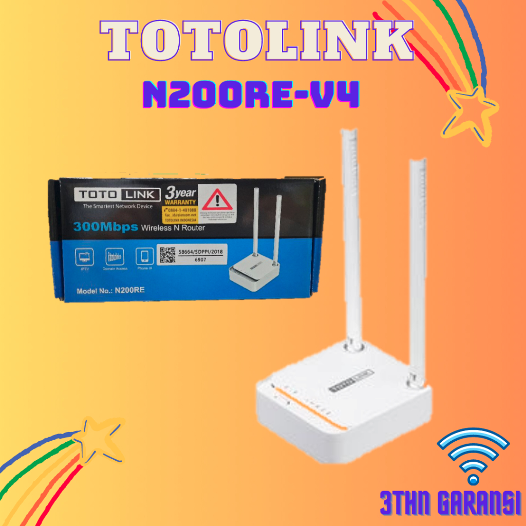 Jual TOTOLINK N200RE V4 300Mbps Mini Wireless N Router | Shopee Indonesia