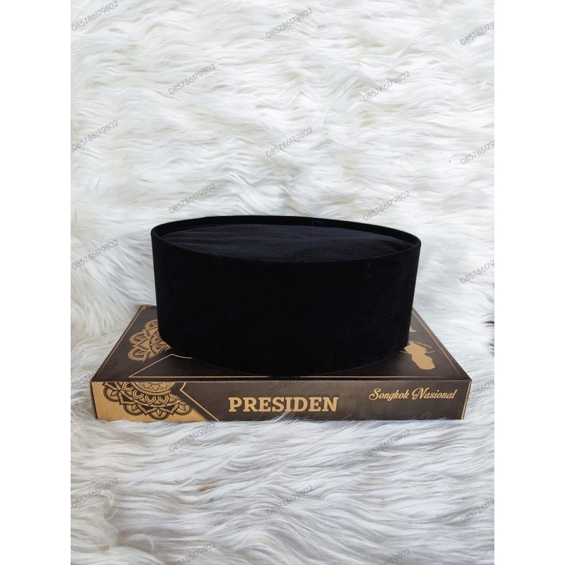 Jual SONGKOK Peci Kopyah Hitam Polos Songkok Nasional Berkwalitas ...