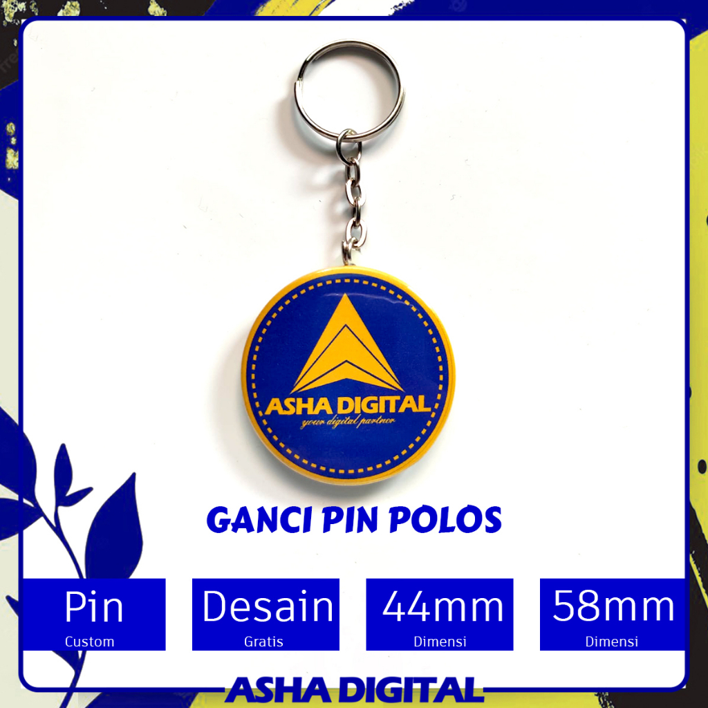 Jual Gantungan Kunci Bulat | Cetak Pin Bross | Ganci Custom Desain ...