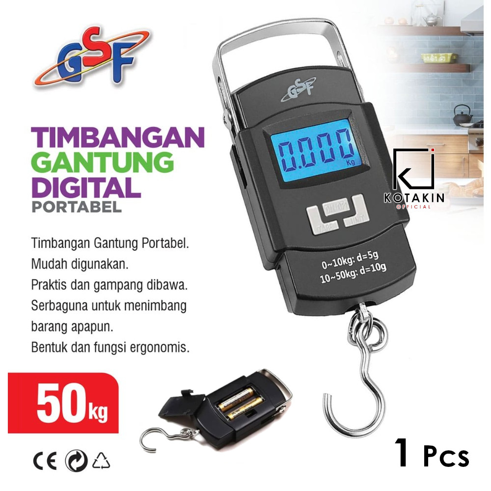 Jual GSF Timbangan Gantung 50 kg Ekonomis - Timbangan serba guna ...