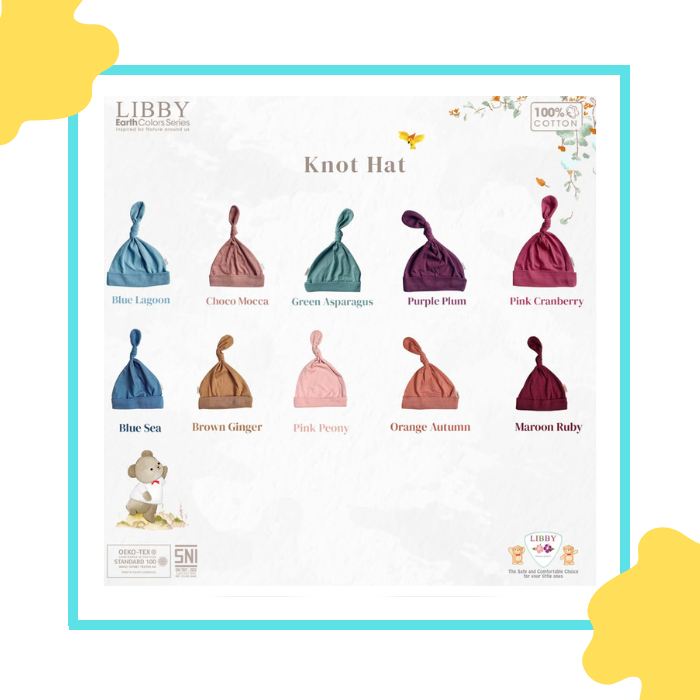 Jual Libby Comfy Set Knot Head / Topi IKAT KNOT / Topi BULAT Bayi (1 pcs) | Shopee Indonesia