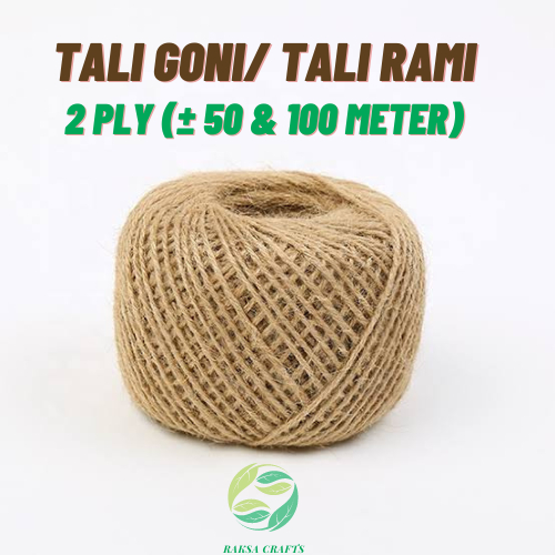 Jual Tali Rami Goni 2 PLY/ 3 PLY (+/- 50-100 meter) Tali Goni Meteran ...