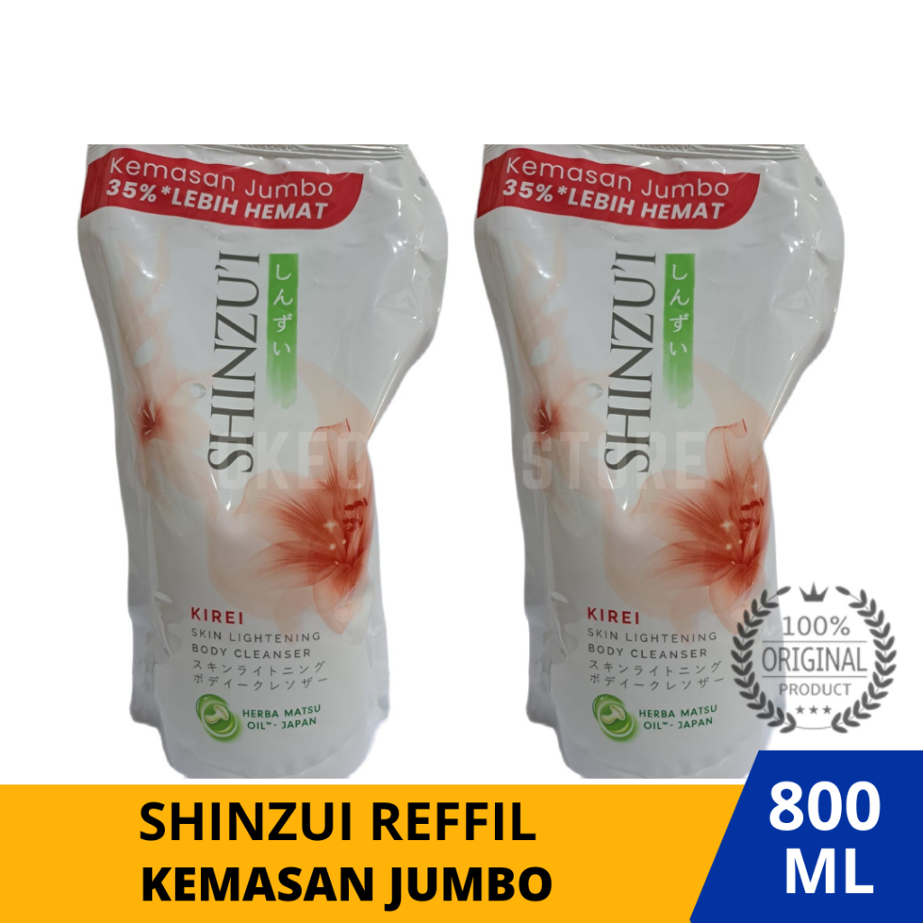 Jual SABUN MANDI SHINZUI KEMASAN REFFIL 800ML&400ML | Shopee Indonesia