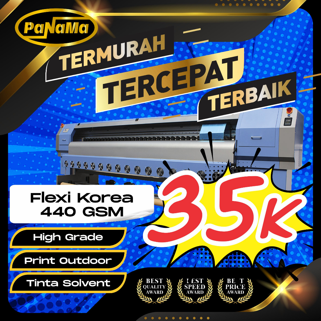Jual Digital Printing Flexi Frontlite Korea 440gsm, Print Outdoor ...