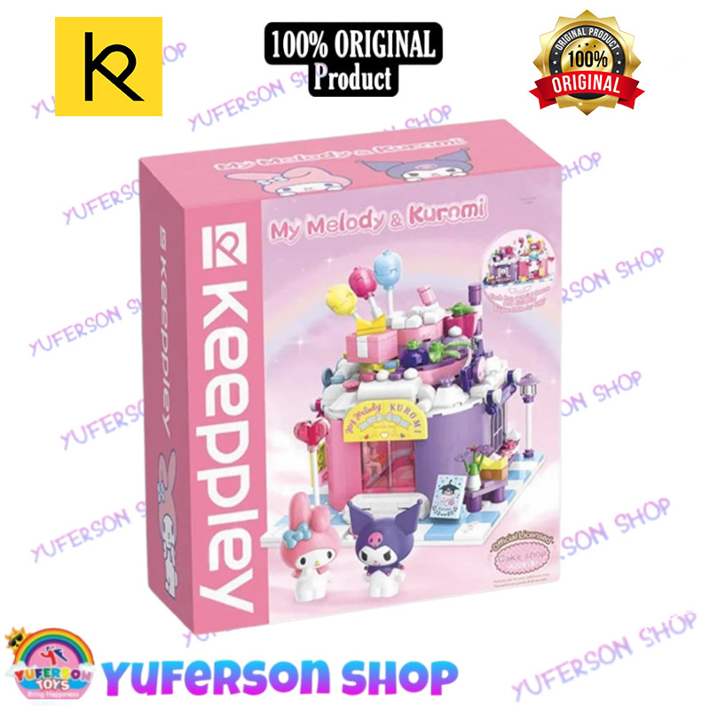 Jual Qman Keeppley-Cake Shop-My Melody and Kuromi QMNK20818 | Shopee Indonesia