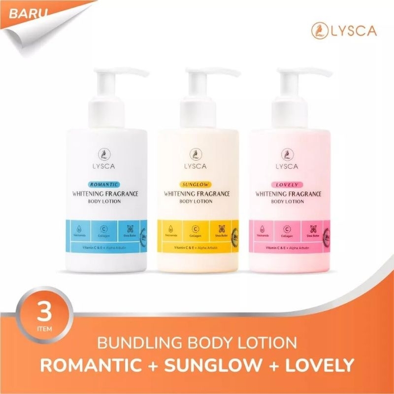 Jual Lysca Whitening Fragrance Body Lotion | Shopee Indonesia