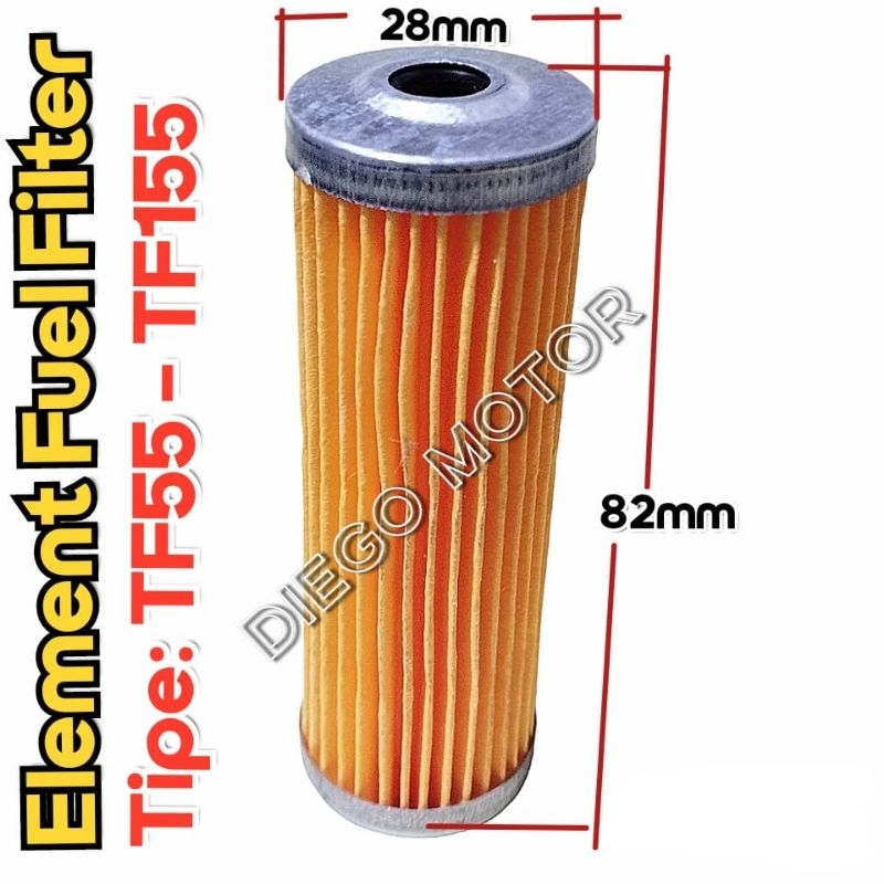 Jual Element Fuel Filter Saringan Minyak Solar Mesin Diesel Yanmar TF55 ...