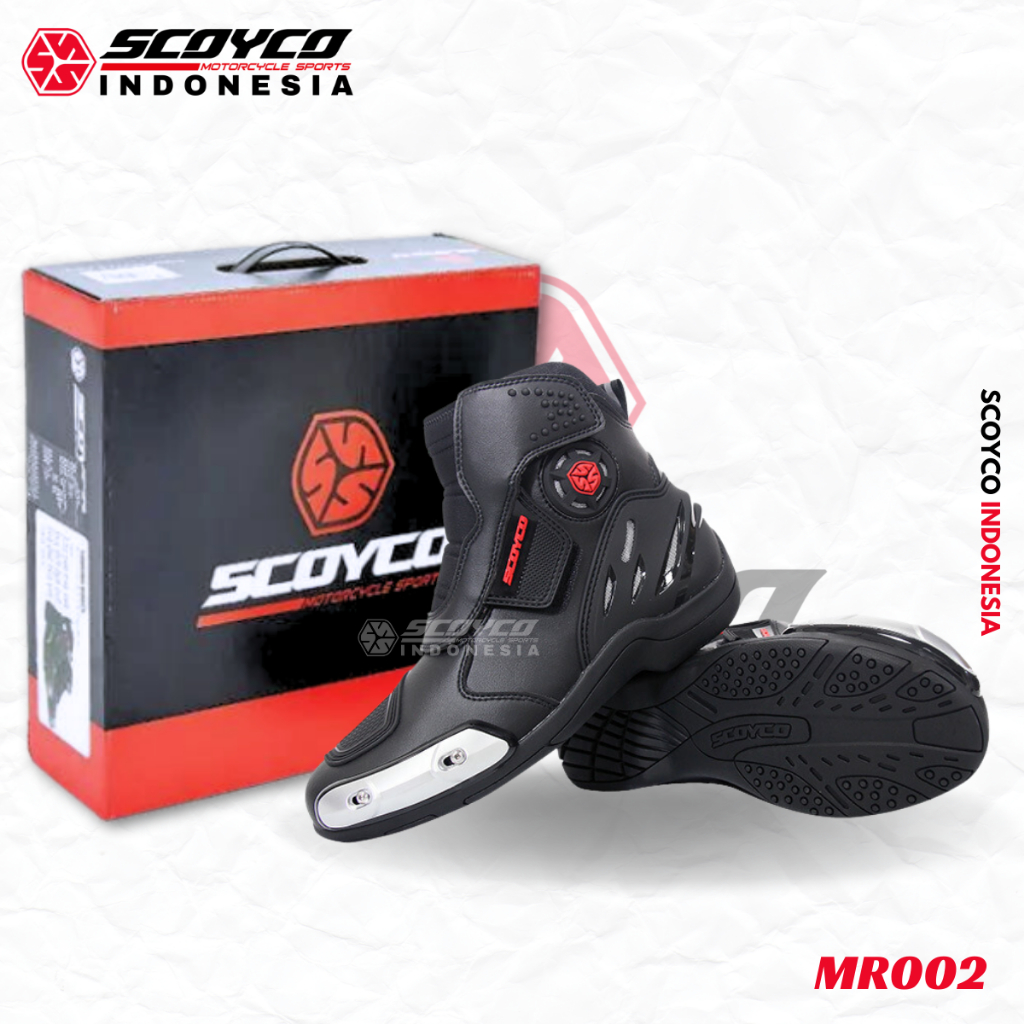 Jual Sepatu Boot Riding Touring Kulit | Protector Boots Leather Scoyco ...