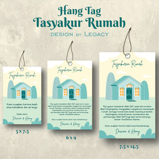 Jual Stiker/ Kartu Syukuran Rumah Baru atau Pindahan Rumah | Shopee ...