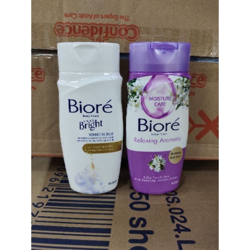Jual (COD)BIORE WHITE SCRUB 100 ML | SABUN CAIR BOTOL | Shopee Indonesia