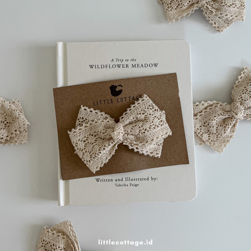 Jual LITTLE COTTAGE - Jepit Lace Anak / Jepit Lace Dewasa / Jepit renda ...