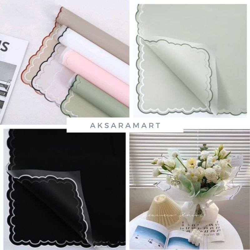 Jual KERTAS CELLOPHANE KERTAS BUKET MOTIF AWAN MOTIF RENDA | Shopee ...