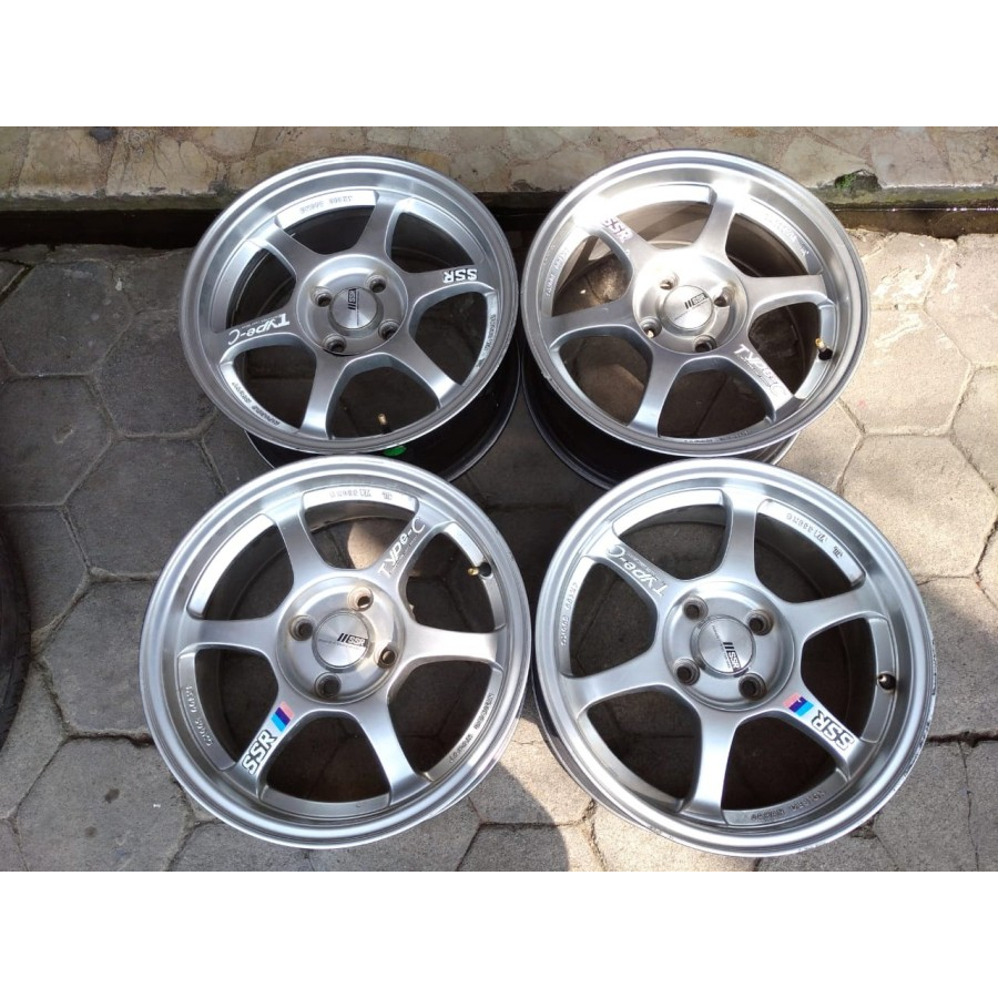 Jual VELG MOBIL RACING SSR R15X7 PCD 4X100 ET35 MOBILIO BRIO CITY FREED ...