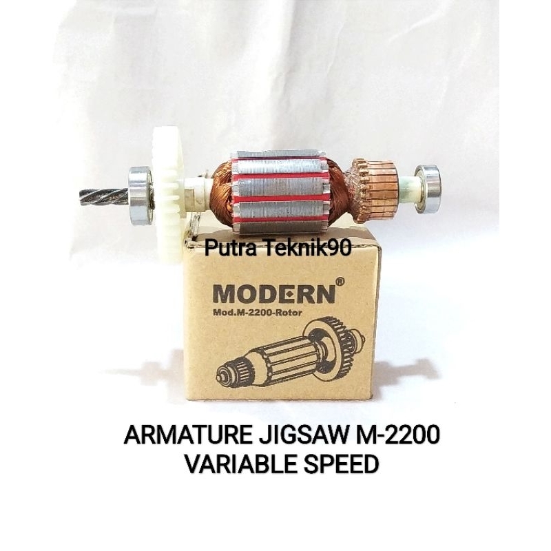 Jual ARMATURE / ANGKER MESIN JIGSAW MODERN M-2200 ( VARIABEL SPEED ...