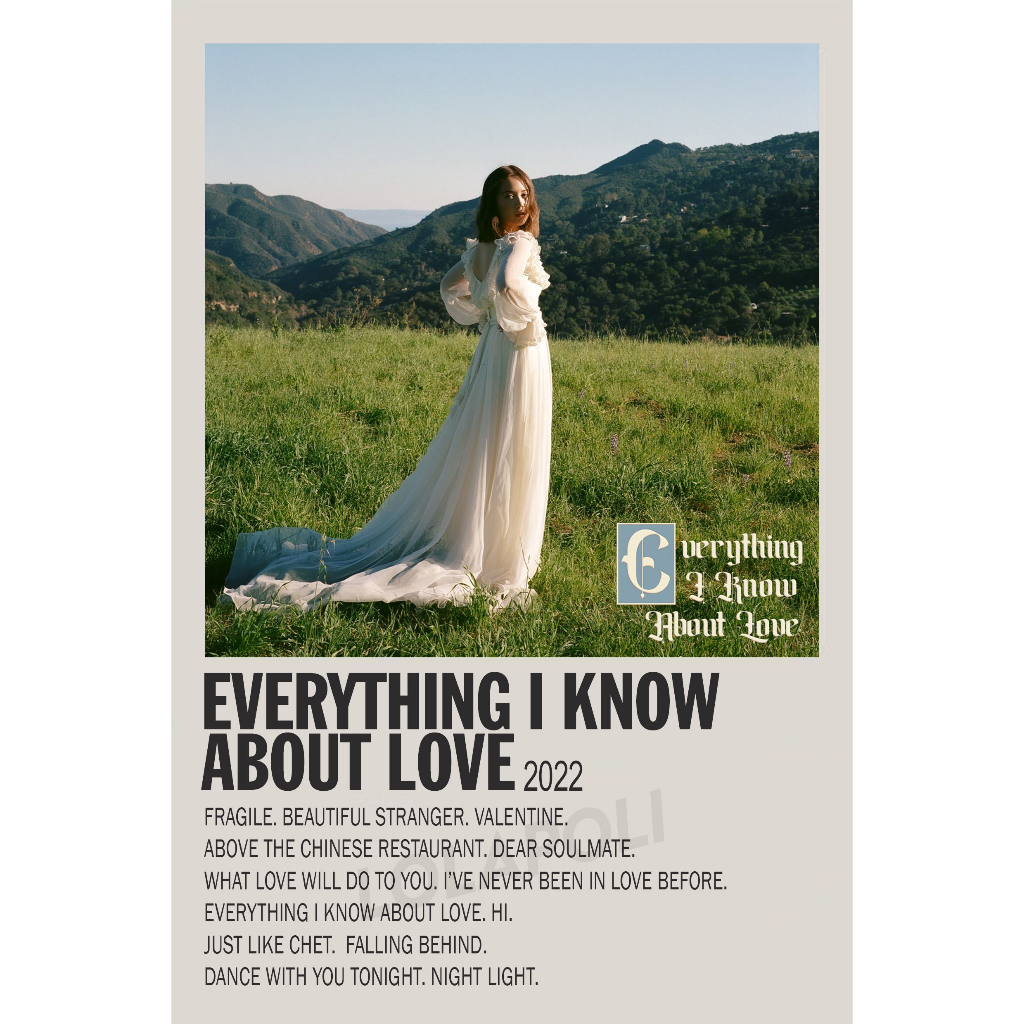 Jual Poster Cover Album Everything I Know About Love - Laufey | Shopee ...