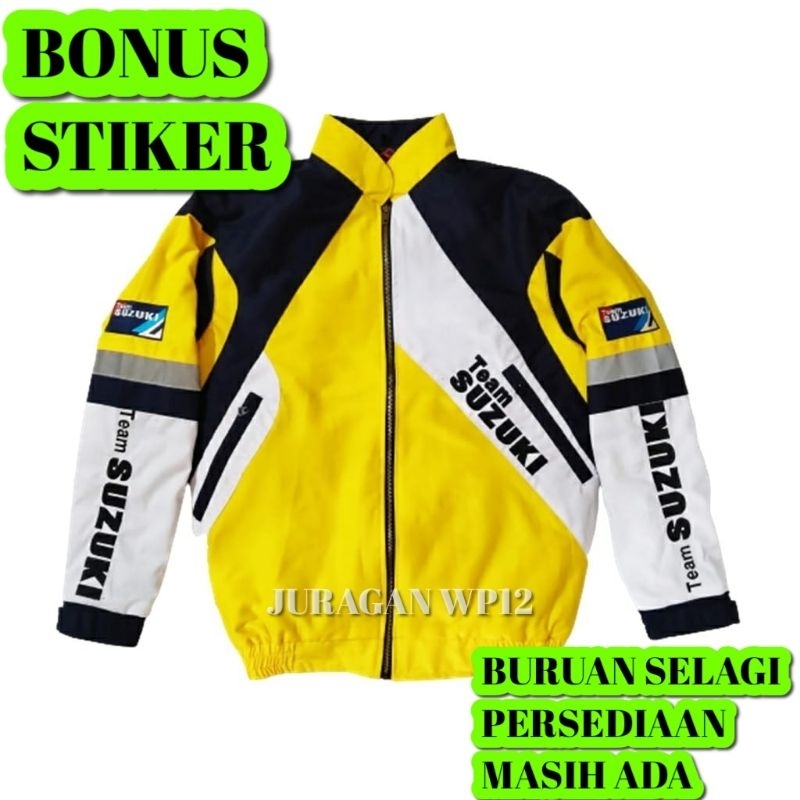 Jual JAKET TEAM SUZUKI KUNING | Shopee Indonesia