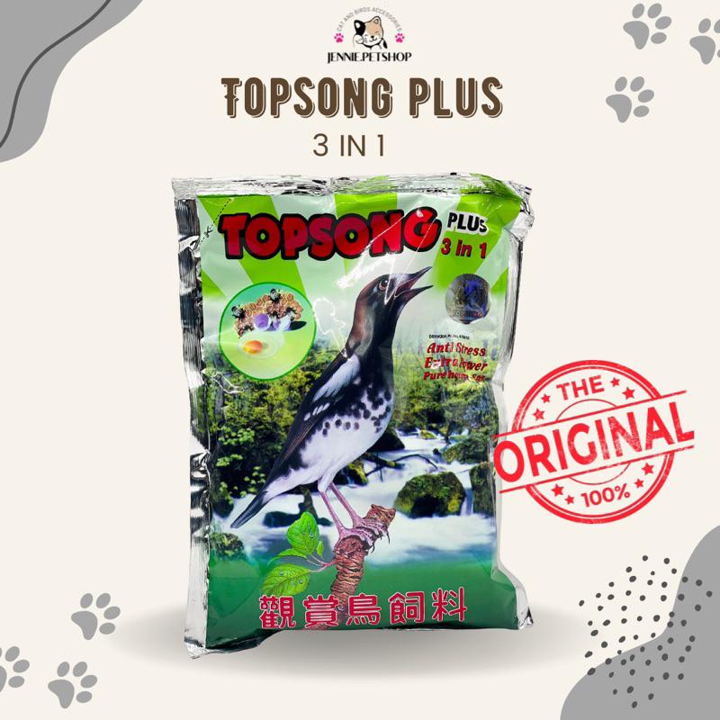 Jual TOP SONG - Topsong 3 in 1 Pakan Burung Coklat/Hijau | Shopee Indonesia