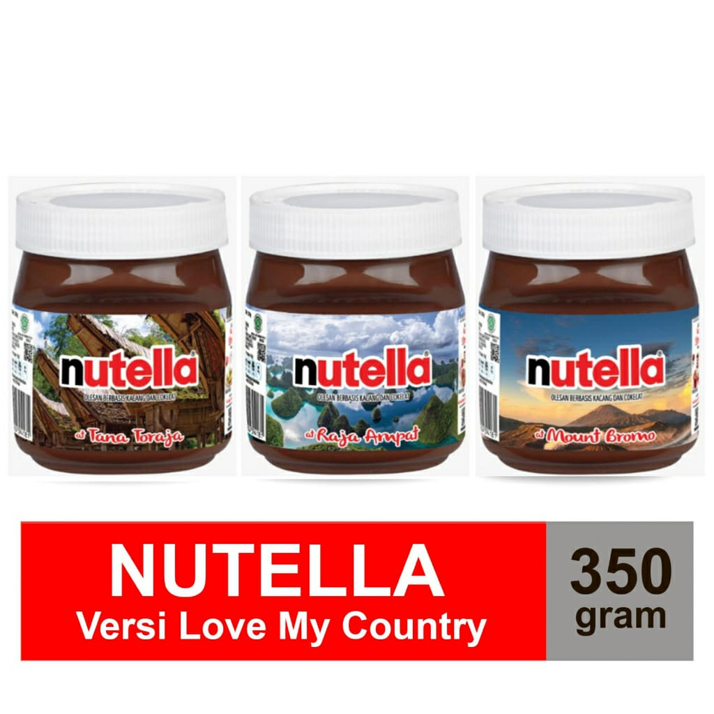 Jual NUTELLA 350GR CHOCOLATE HAZELNUT SPREAD HALAL | Shopee Indonesia