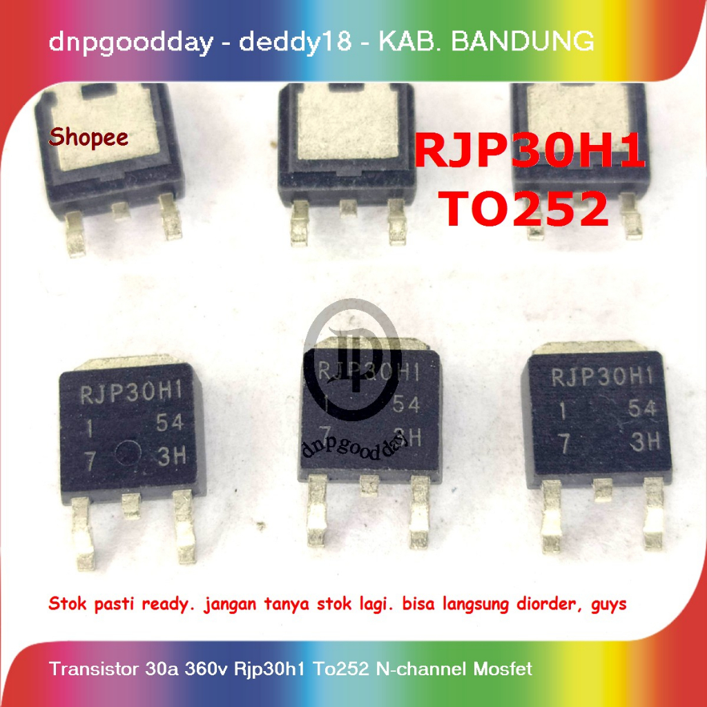 Jual Transistor 30a 360v Rjp30h1 To252 N-channel Mosfet | Shopee Indonesia