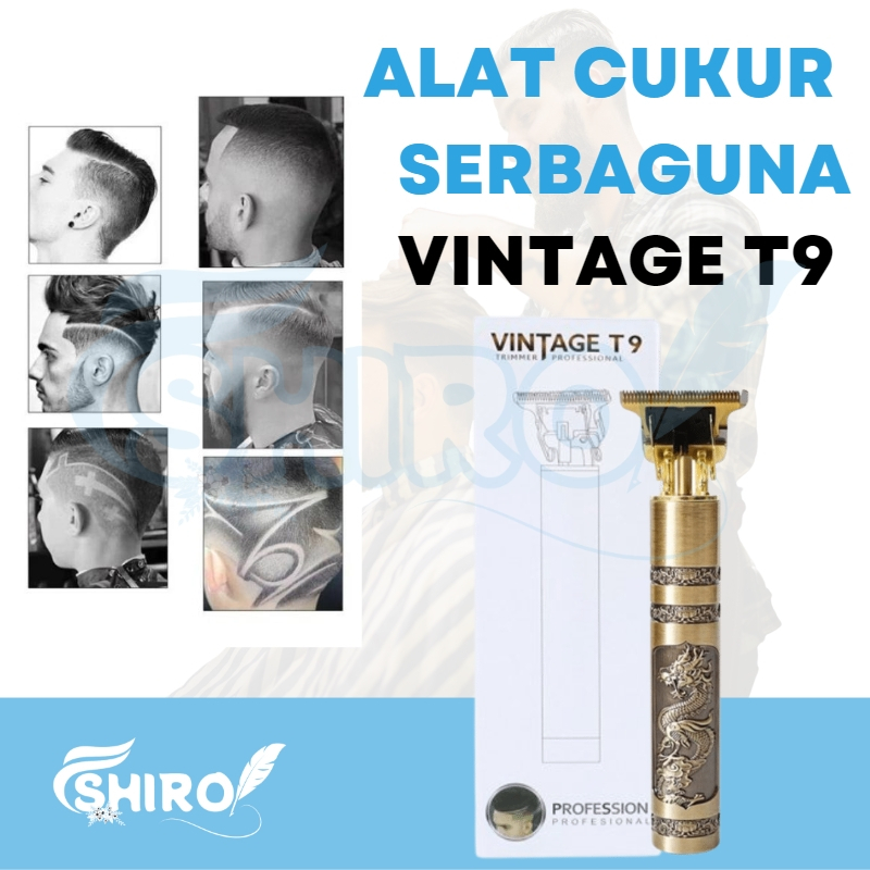 Jual alat mesin cukur potong rambut bulu kumis dan jenggot listrik Vintage T9 dragon hair ...