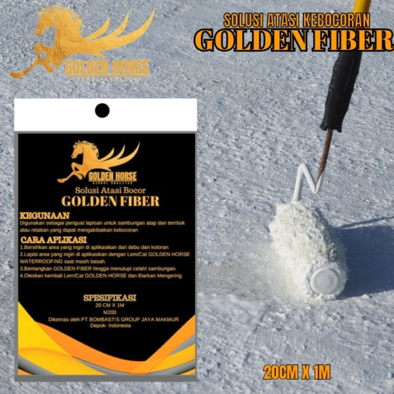 Jual Serat Fiber waterproof Pelapis Tembok / Beton Anti Air - 20 CM X ...