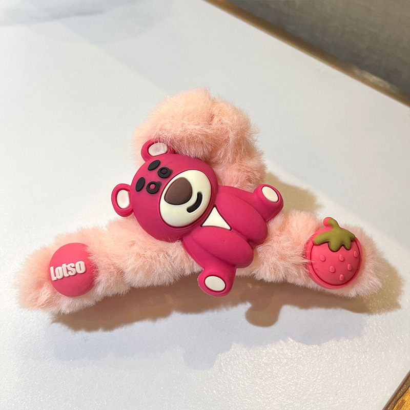 Jual COD ️Bando Lotso Karakter Telinga Bear Lucu Korea Beruang Stroberi ...