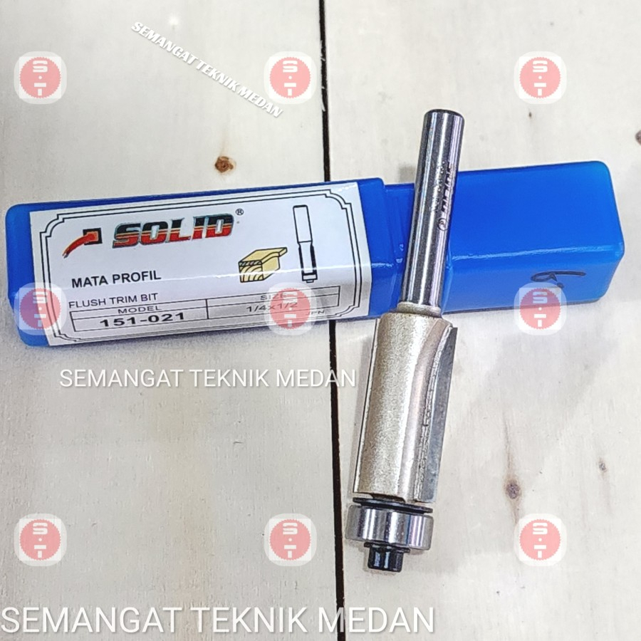 Jual MATA PROFIL ROUTER STRAIGHT LAHAR CUCI HPL 1/4" x 12mm 151-021 ...