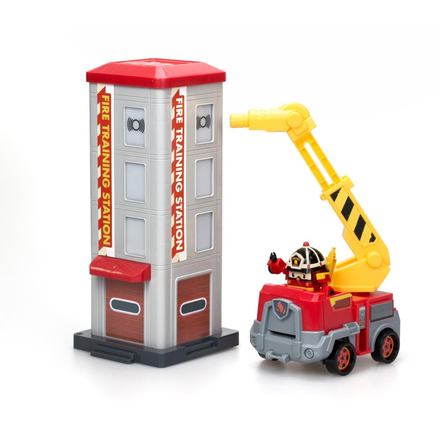 Jual Robocar Poli Roy Fire Station Playset 83409 (DIFECT KEMASAN ...