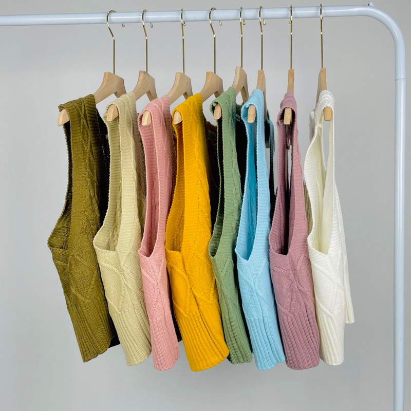 Jual Vest Rompi Korea / Valery | Shopee Indonesia