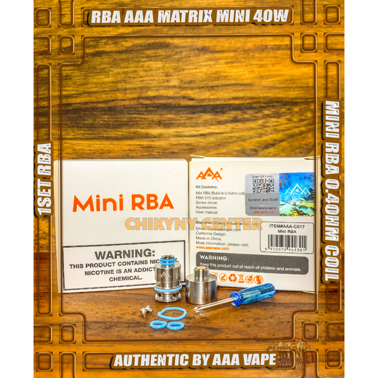 Jual RBA COIL MATRIX MINI POD AIO AUTHENTIC BY AAA VAPE | Shopee Indonesia