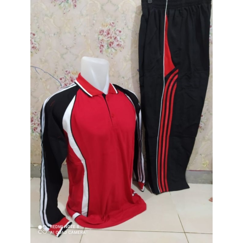 Jual Setelan Kaos Olahraga Guru Lengan Panjang/Setelan Olahraga Kantor ... Jual Setelan Kaos Olahraga Guru Lengan Panjang/Setelan Olahraga Kantor ...