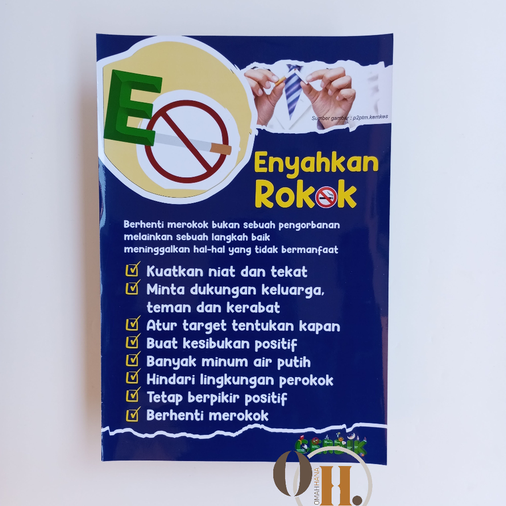 Jual Poster CERDIK - Poster Enyahkan Rokok - Poster Kesehatan Lansia ...