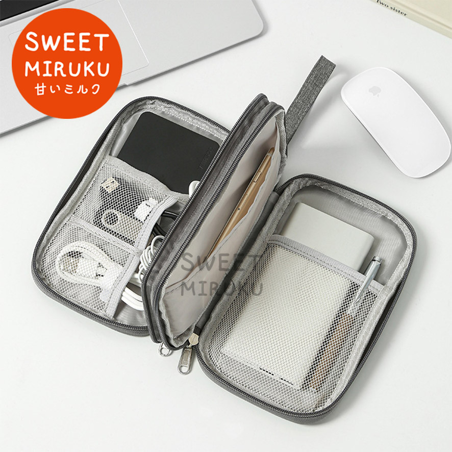 Jual A09 TAS GADGET TRAVEL 2 LAYER PREMIUM ORGANIZER BAG HANDPHONE ...