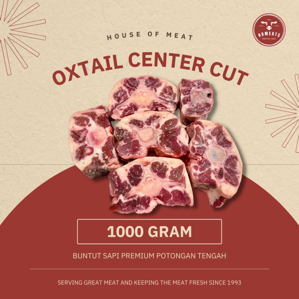 Jual Oxtail Center Cut Frozen Buntut Sapi Potongan Tengah Premium Halal ...