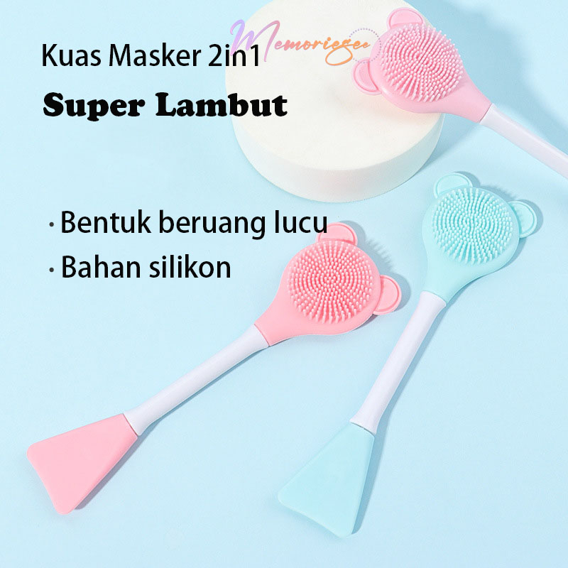 Jual COD&Ready Kuas Masker 2in1 Wajah Silikon Lembut Silicone DIY ...